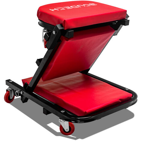 Slug - Carrello sotto auto e sgabello regolabile per meccanico da ...