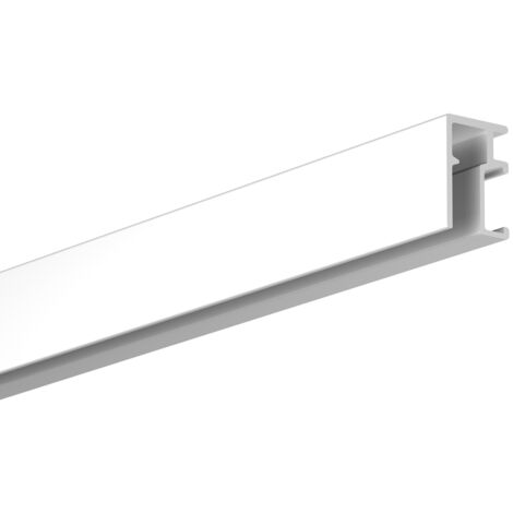 Cimaise Mini-Click Rail R10 200cm - Cimaise Tableau Newly Blanc , A l'unité