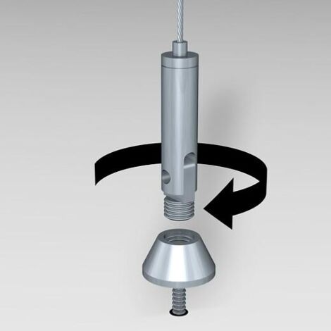 Kit câble en acier pour montage fixe