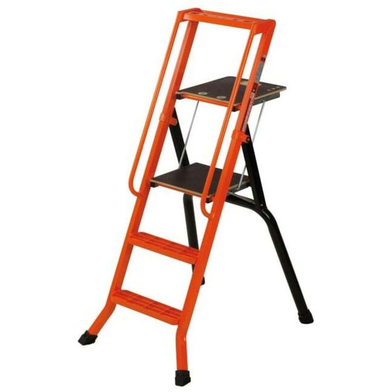 Escabeau 3 marches Mondelin Pro hauteur accès 270cm en aluminium avec ...