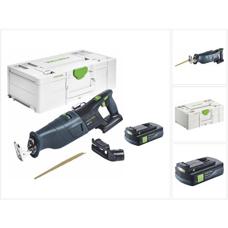 Festool RSC 18 EB-Basic Scie sabre sans fil 18 V Brushless + 1x ...