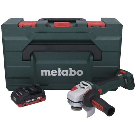 Metabo WB 18 LT BL 11-125 Quick Meuleuse d'angle sans fil 18 V 125 mm Brushless + 1x batterie 4 ...