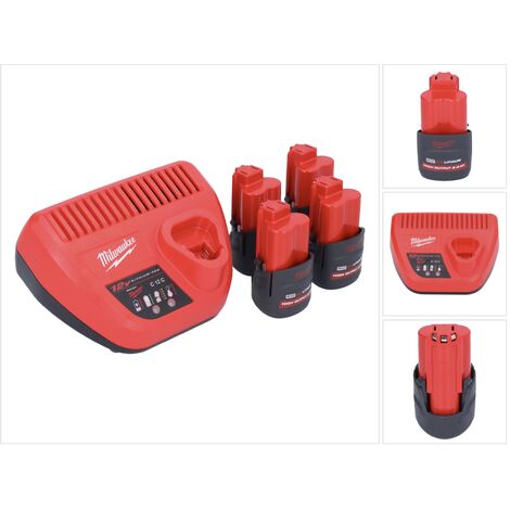 Milwaukee M12 HNRG-254 Kit de démarrage sans fil haute puissance 12 V ...