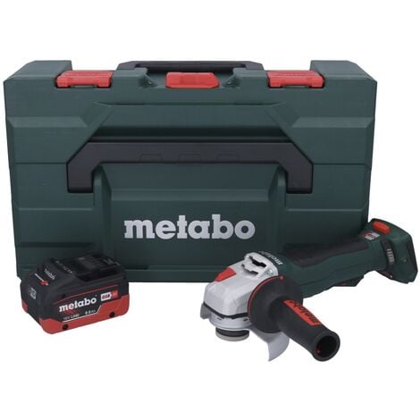 Metabo WPB 18 LT BL 11-125 Quick Meuleuse d'angle sans fil 18 V 125 mm Brushless + 1x batterie 8 ...