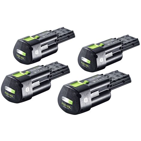 Festool Kit batterie 4x BP 18 Li 3,0 Ergo I Batterie 18 V 3,0 Ah / 3000 ...