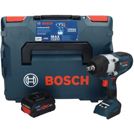 Bosch GDS 18V-1000 C Professional Visseuse à chocs sans fil 18 V 1000 Nm BITURBO Brushless + 1x ...