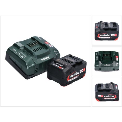 Metabo Set de base : 1x Batterie Li-Power 4,0Ah 18V CAS Li-Ion + ASC145 ...