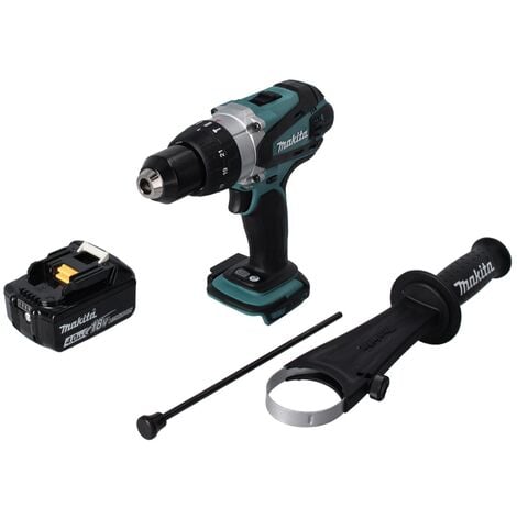 Makita DHP 458 M1 Perceuse-visseuse à percussion sans fil 18 V 91 Nm ...