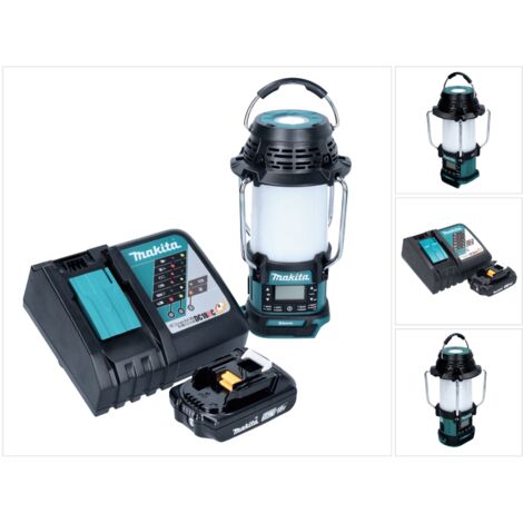 Makita DMR 056 RA1 Radio sans fil 18 V FM DAB+ avec lanterne 360 Lampe ...
