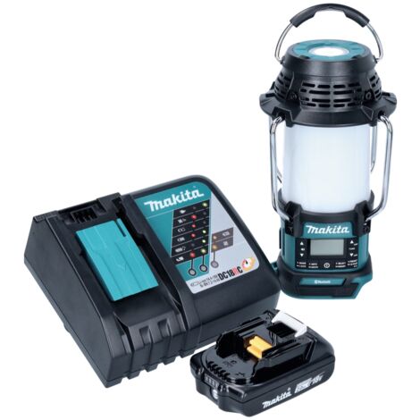 Makita DMR 056 RA1 Radio sans fil 18 V FM DAB+ avec lanterne 360 Lampe ...