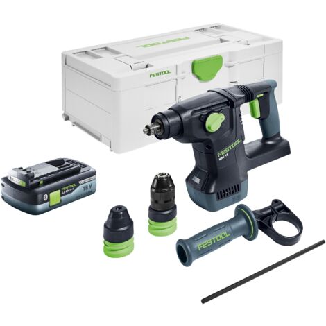 Festool KHC 18 EB-Basic Marteau combiné sans fil 18 V 2,6 J SDS-Plus ...