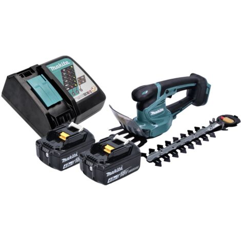 Makita DUM 111 RMX Cisaille à gazon sans fil 18 V + 2x batterie 4,0 Ah ...