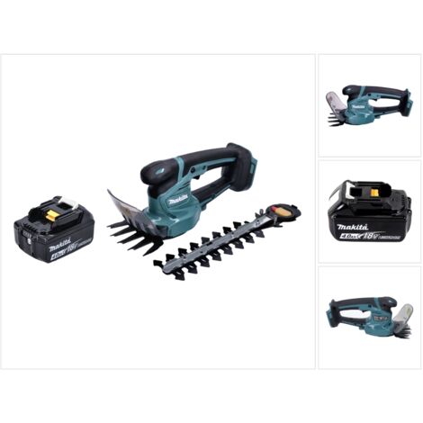 Makita DUM 111 M1X Cisaille à gazon sans fil 18 V + 1x batterie 4,0 Ah ...