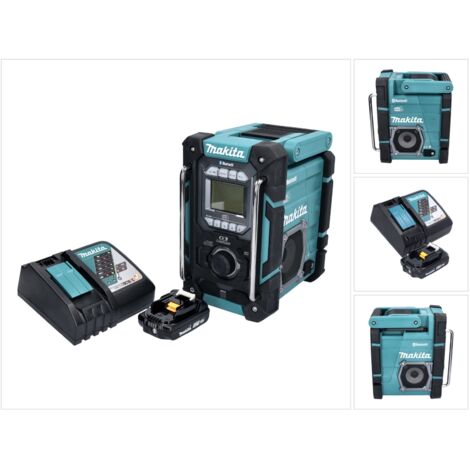 Makita DMR 301 RA1 Radio de chantier sans fil 12 V maxi - 18 V DAB ...