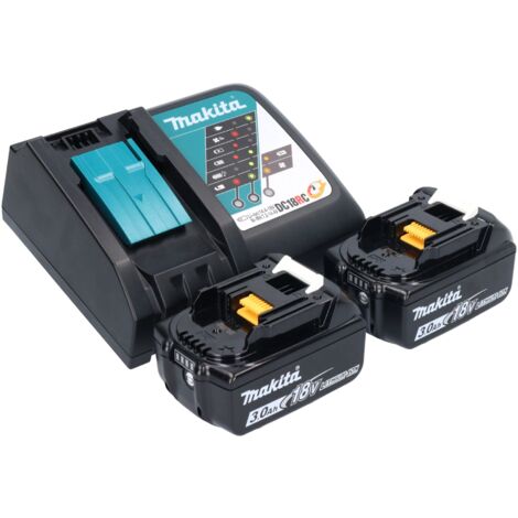Taille-haies sans fil Makita DUH 506 RF2 18V lame 50cm avec 2 batteries ...