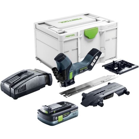Festool ISC 240 EB-Basic Scie à isolation sans fil 18 V 240 mm + 1x batterie 4,0 Ah + chargeur ...