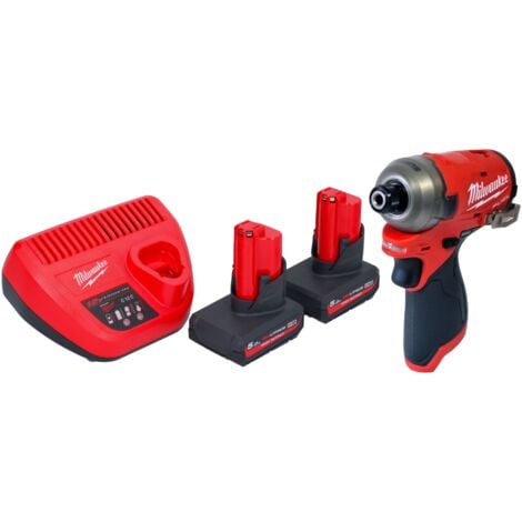 Milwaukee M12 FQID-502 Clé à choc sans fil 12 V 50 Nm 1/4" Brushless ...