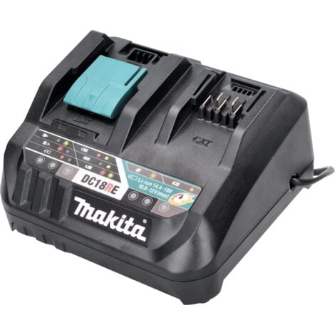 Makita Power Source Kit 18 V avec - 2x Batteries BL 1860 B 6,0 Ah (2x 197422-4) + Chargeur ...