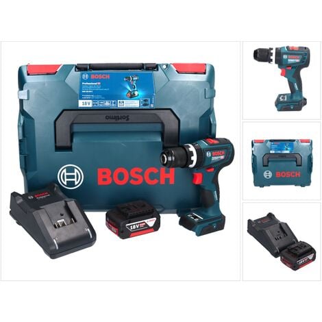 Bosch GSB 18V-90 C Professional Perceuse-visseuse à percussion sans fil 18 V 64 Nm Brushless ...