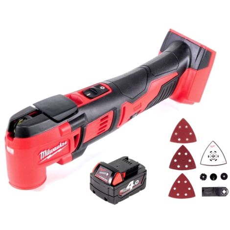 Milwaukee M18 BMT-401 Outil multifonctions sans fil 18V + 1x Batterie 4 ...