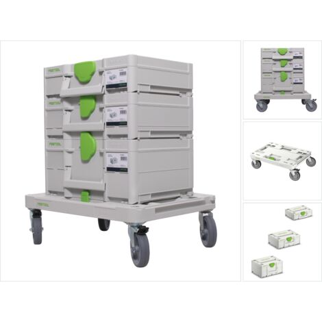 Festool SYS-RB Planche à roulettes (Rollerboy) + Coffret Systainer SYS3 ...