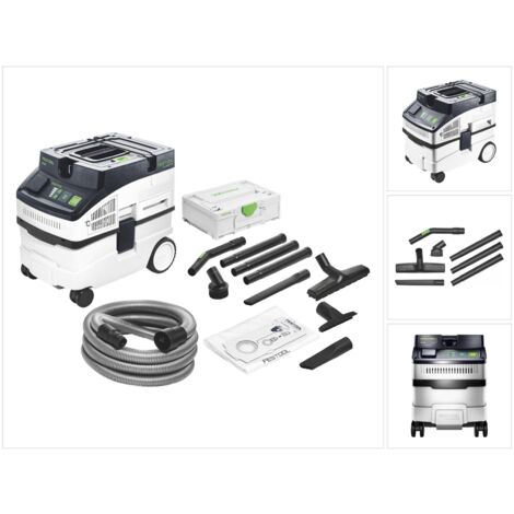Festool CT 15 E CLEANTEC aspirateur mobile 15 l + kit de nettoyage RS ...