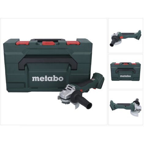 Metabo W 18 L BL 9-125 Meuleuse d'angle sans fil 18 V 125 mm brushless + metaBOX (602374840 ...