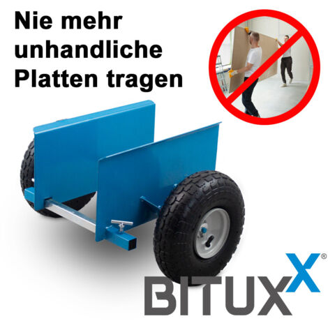 Bituxx Plattenroller Plattenklemmwagen Plattenkarren Transportwagen ...