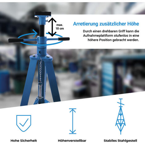 Bituxx Achsständer 2T Spindel Unterstellbock Stützbock Auto Bock Jack ...