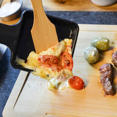 Set d'Assiettes à Raclette 6 Personnes - 30x22 Planche à Raclette avec ...