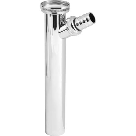 TUBO AD IMMERSIONE PER SIFONE - CROMATO CON RACCORDO 11/4 - Ø32MMx200MM