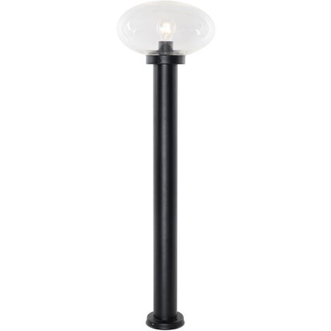 QAZQA elly - Lampe sur pied extérieur - 1 lumière - Ø 30 cm - Noir ...