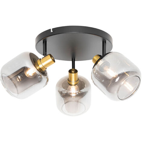 QAZQA zuzanna - LED Dimmable Spot plafond, plafonnier variateur inclus ...