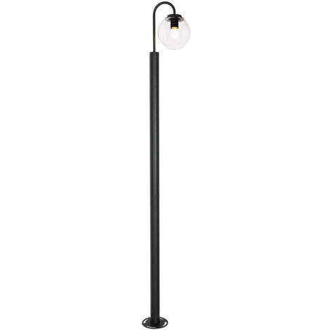 QAZQA sfera - Lampe sur pied extérieur - 1 lumière - L 19.6 cm - Noir ...