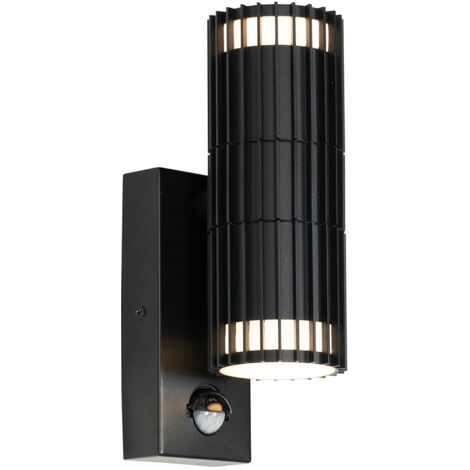 QAZQA boris - Eclairage exterieur avec detecteur de mouvement - 2 ...