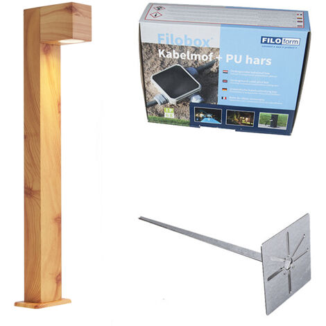 QAZQA baleno - éclairage de terrasse et d'allée de jardin - 1 lumière ...