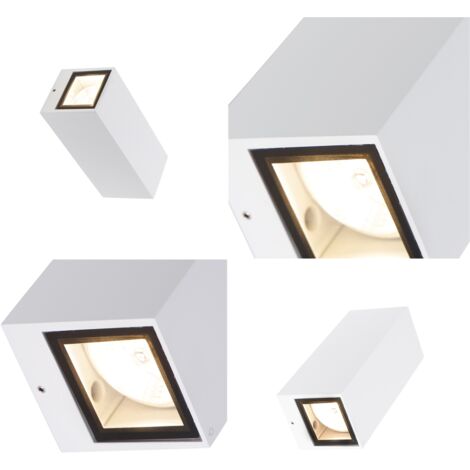 QAZQA baleno - Applique murale - 2 lumière - L 83 mm - Blanc - Moderne ...