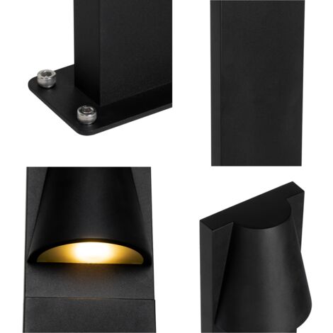 QAZQA femke - Lampe sur pied extérieur - 1 lumière - L 13.8 cm - Noir ...