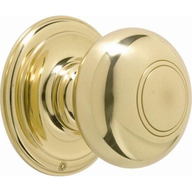 Pomo Puerta 100Mm 412Lb Laton/Brillo La Estrella