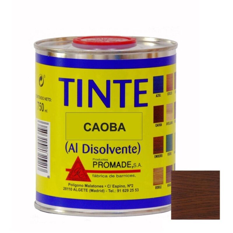 Tinte Al Disolvente 375Ml Caoba Atin153 Promade