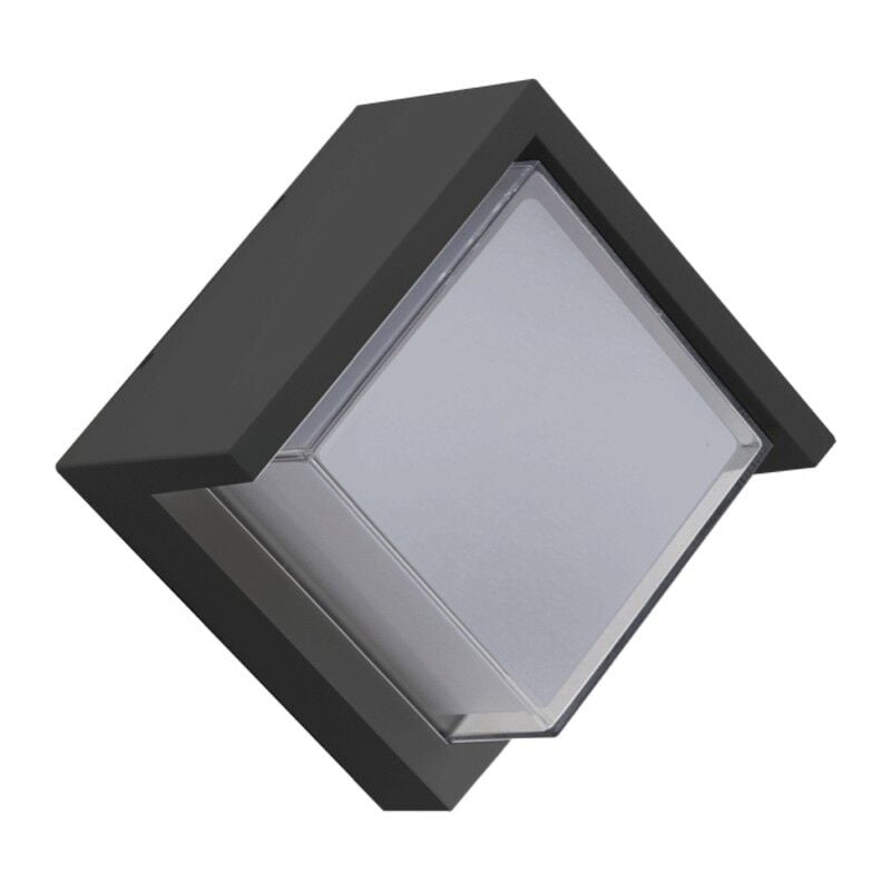 Plafonnier LED Century Pura Cube 10W 3000K Grise PACGR-101630