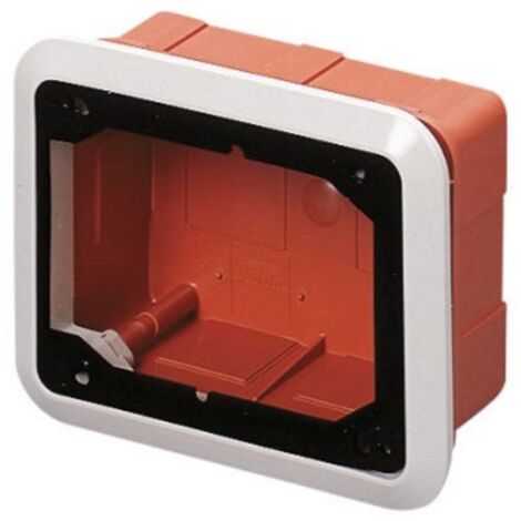 Boîte Gewiss d'encastrement pour prises verrouillées avec fusibles GW66682