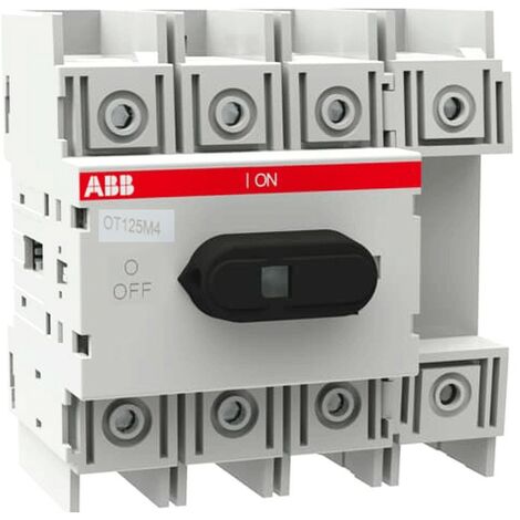 Interrupteur séctionneur rotatif ABB OT125M4 4P 125A M299220