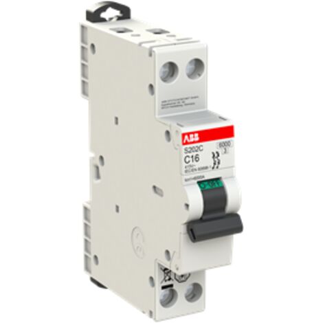 Disjoncteur magnéto-thermique compact ABB S200C 10A 2P 6KA C 1 Mod ...
