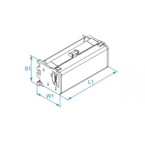 Bornier modulaire BM à deux pôles 2P 100A 7 connexions 500V QM210007C