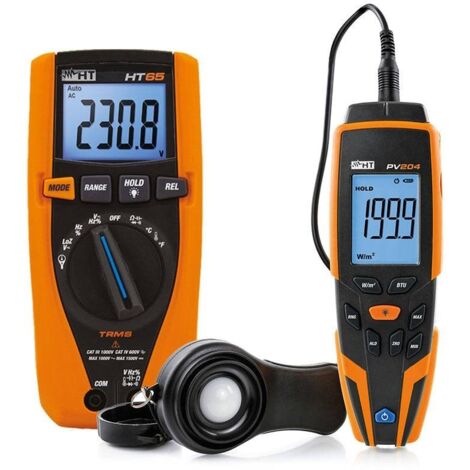 Kit Solar HT avec Compteur solaire PV204 et Multimètre HT65 HAPV204P
