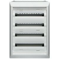 Panneau d'encastrement Hager Vega D 96 modules sans porte FU42LN