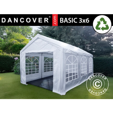 Marquee Party tent Pavilion Basic 3x6 m PE 500, White