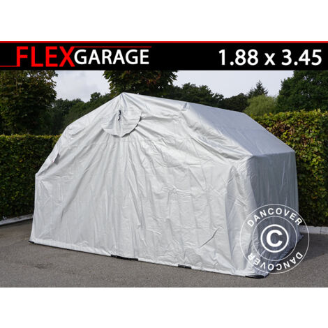 Folding garage (MC), 1.88x3.45x1.9 m, Grey