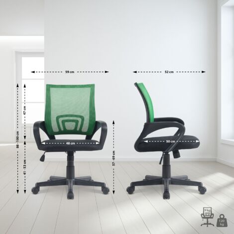 Silla de oficina Genius Verde